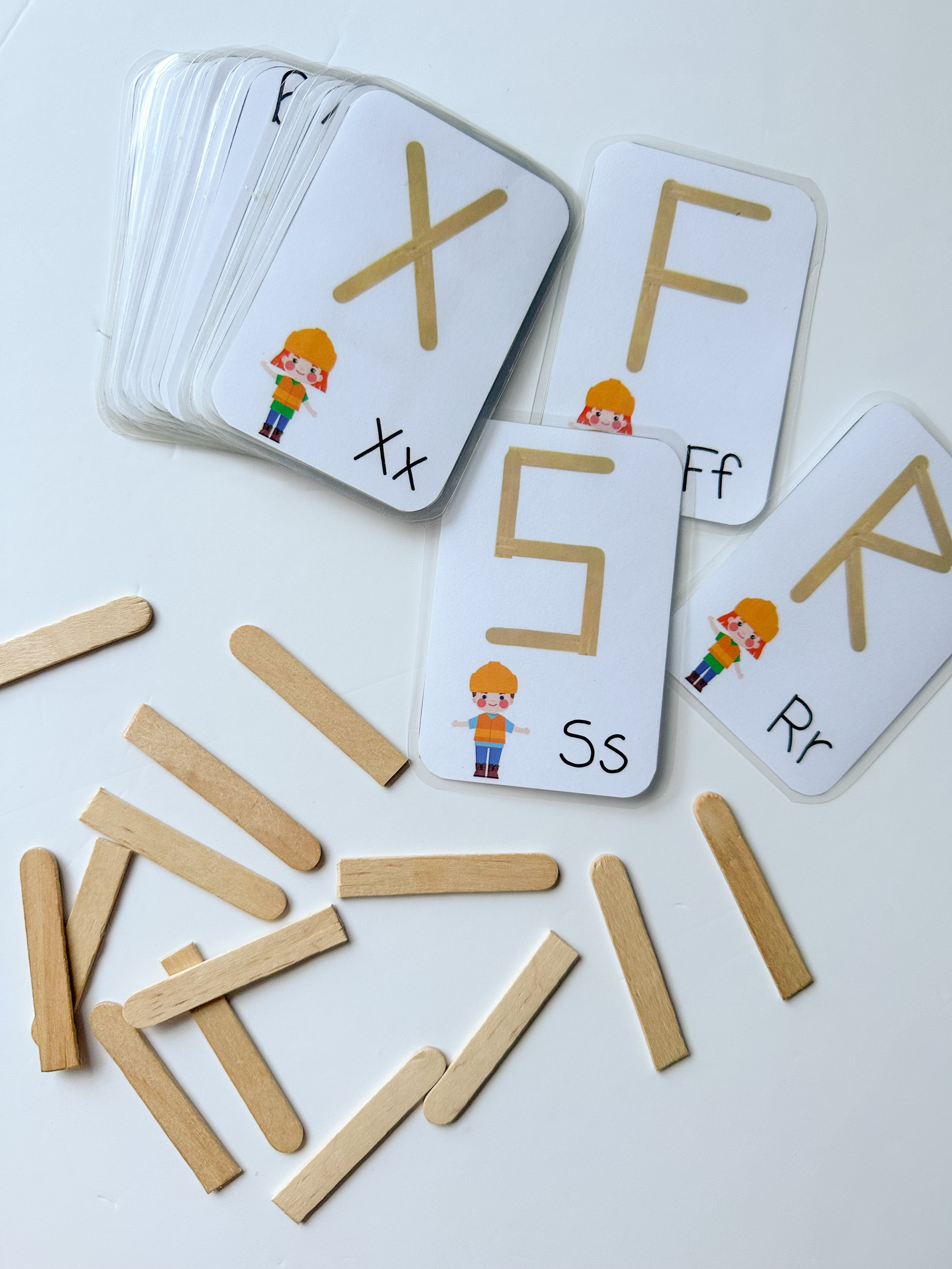 Alphabet Builder Cards – The Crafty Berry